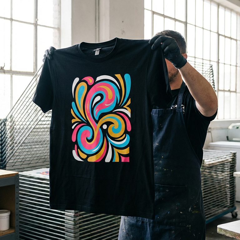 Custom T-Shirts with DTF & Screen Printing Cheapbulkprint